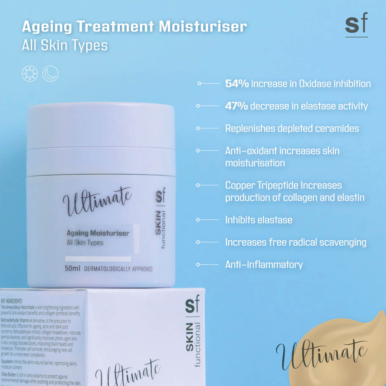 Ultimate Ageing Moisturiser | Skin Functional – SKIN functional
